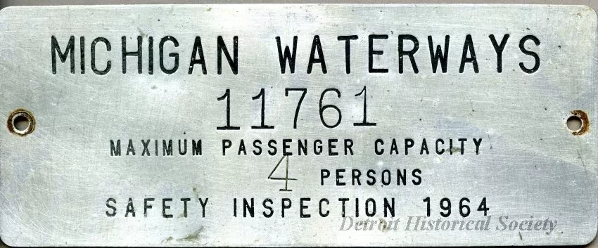Tag, Identification | Detroit Historical Society